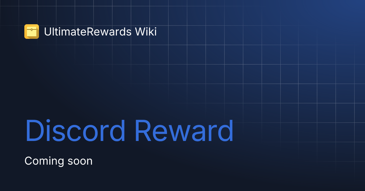 Discord Reward | UltimateRewards Wiki